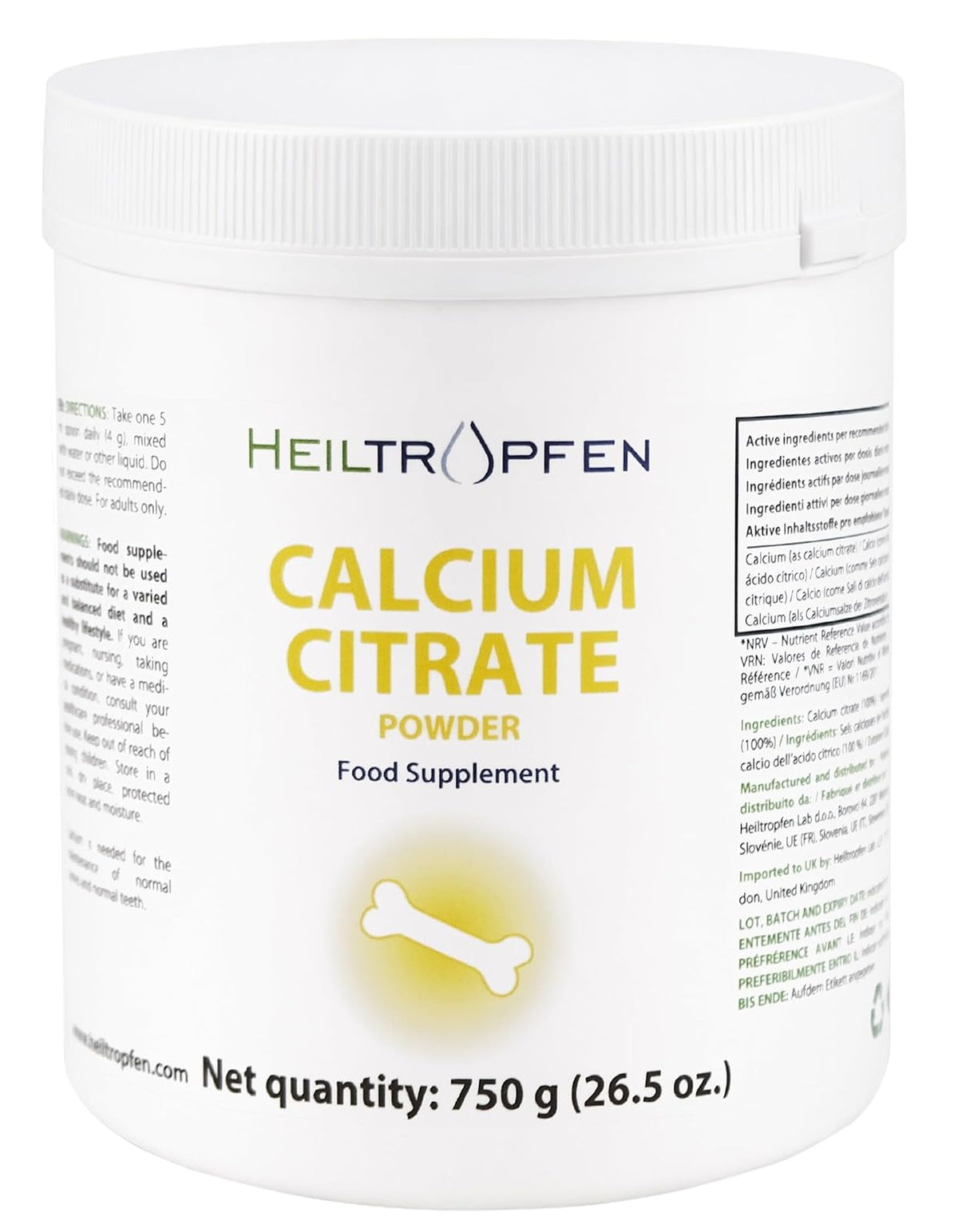 Calcium Citrate powder for strong bones