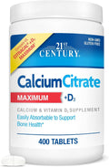 calcium citrate supplement for strong bones