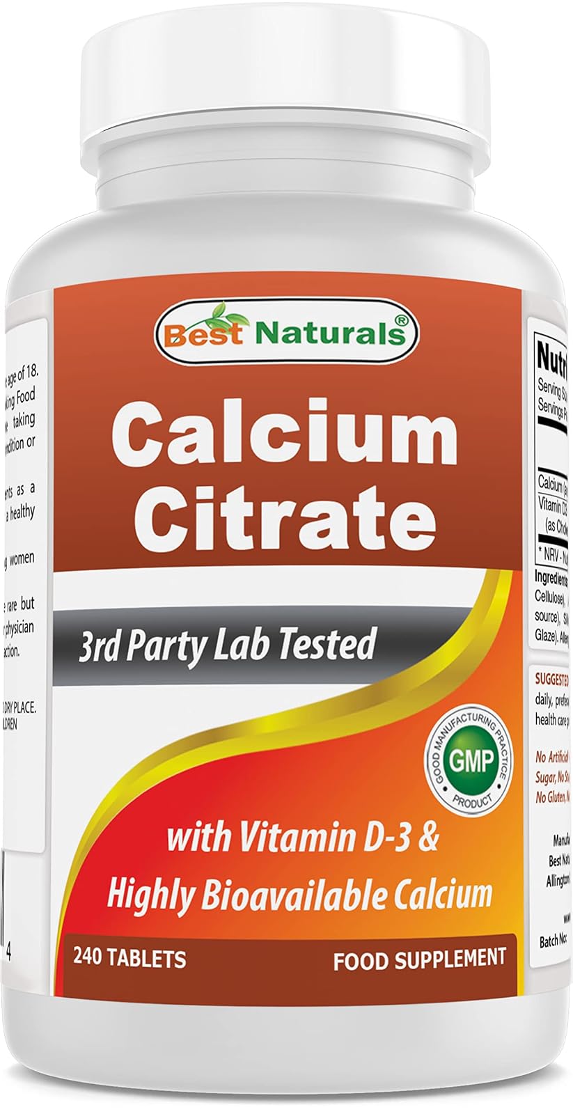 calcium citrate supplement with vitamin D3