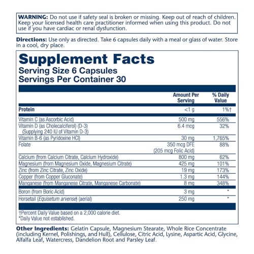 Calcium citrate support for strong bones