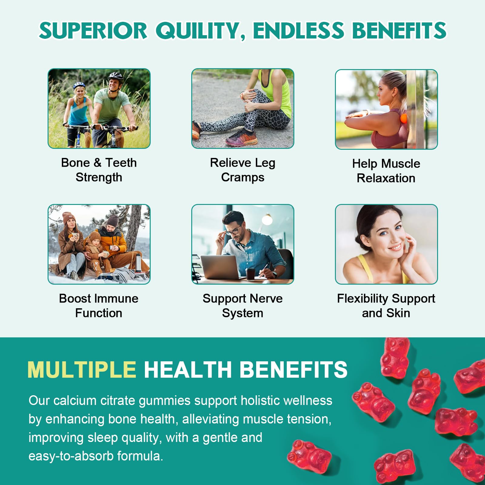 calcium citrate support for strong teeth