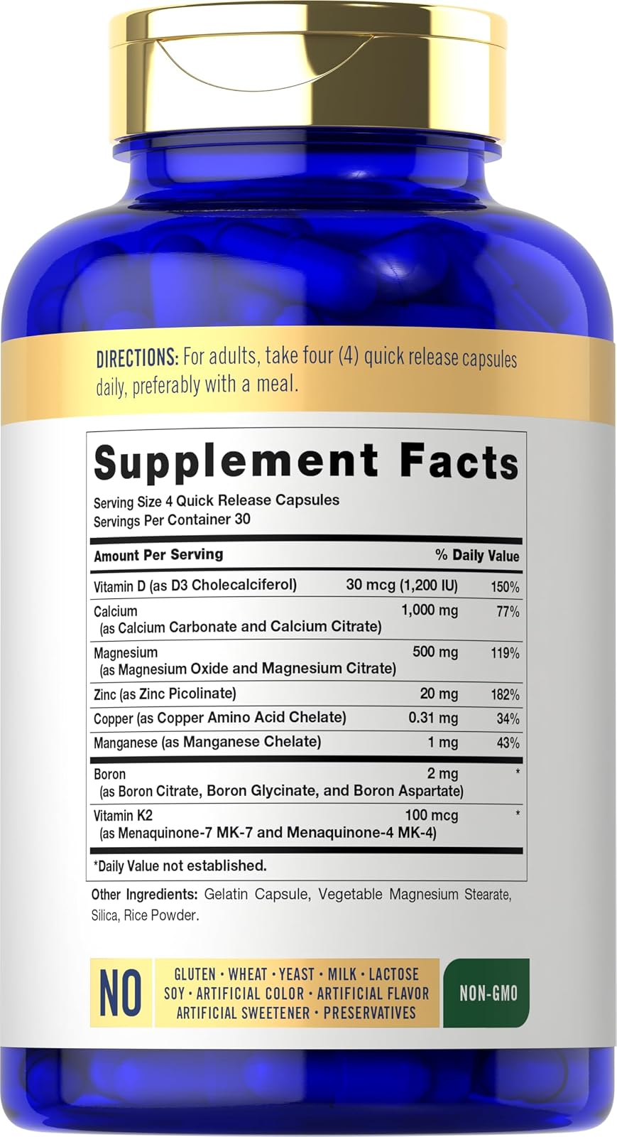 Calcium citrate tablets for strong bones