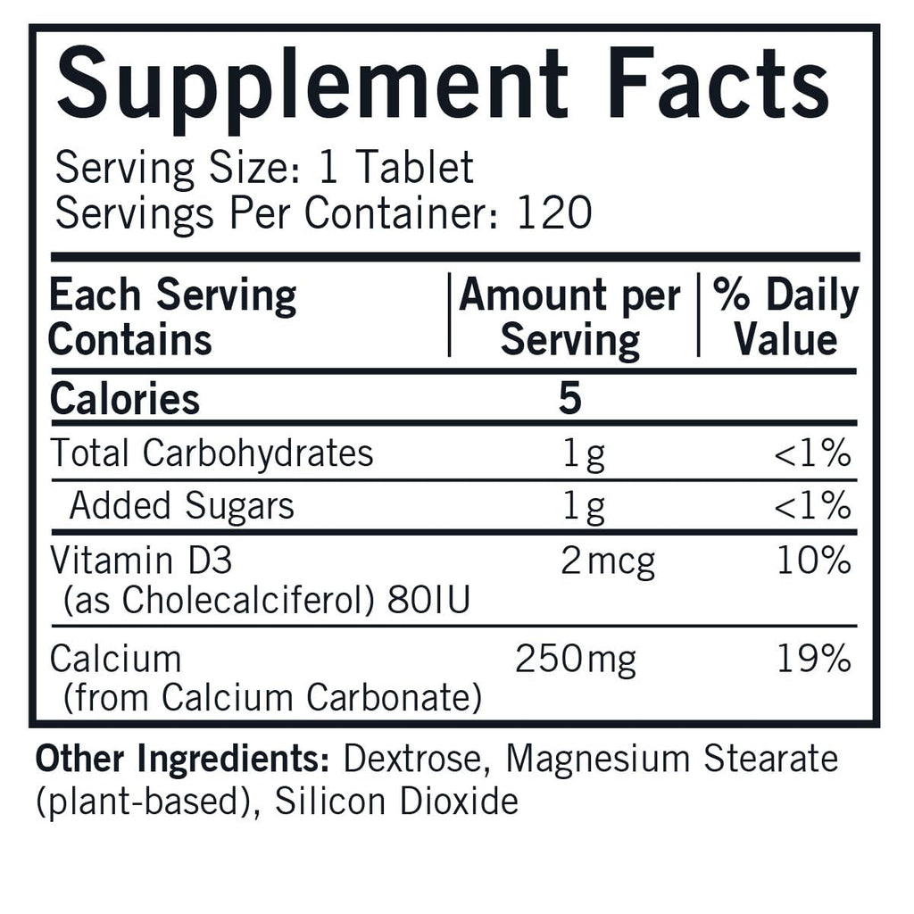 Calcium citrate tablets for strong bones