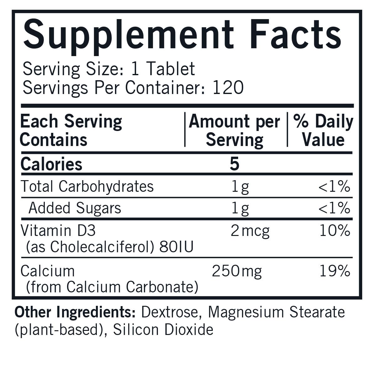 Calcium citrate tablets for strong bones
