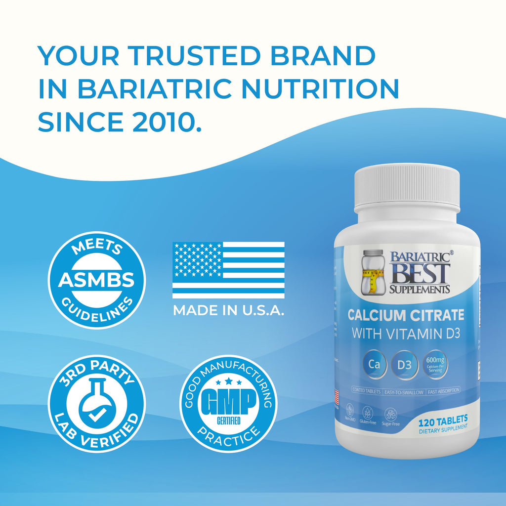 calcium citrate to prevent deficiencies