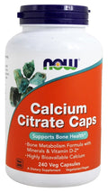 calcium citrate vegicaps for bone health