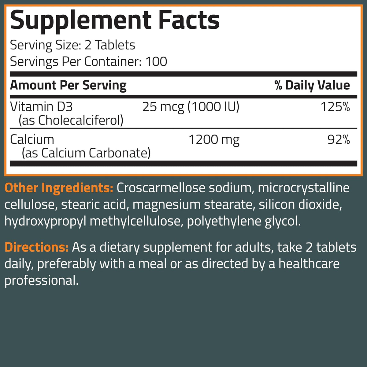Calcium citrate with added Vitamin D benefits