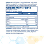 Calcium citrate with added vitamin D