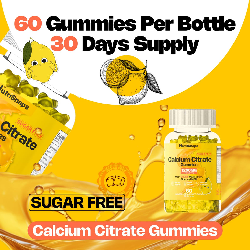 Calcium citrate with K2 for enhanced benefits