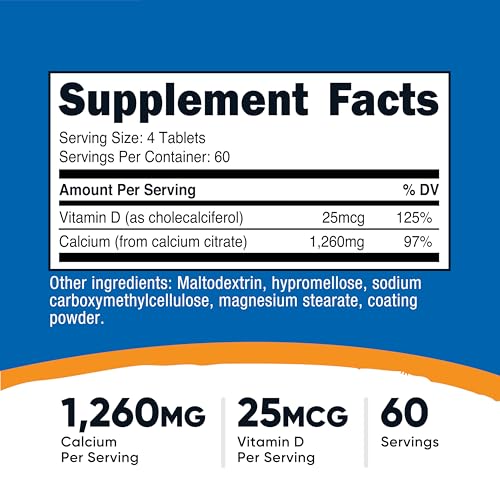 Calcium Citrate with Vitamin D supplement