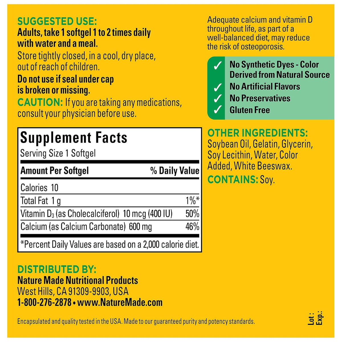 Calcium citrate with Vitamin D3 for optimal wellness