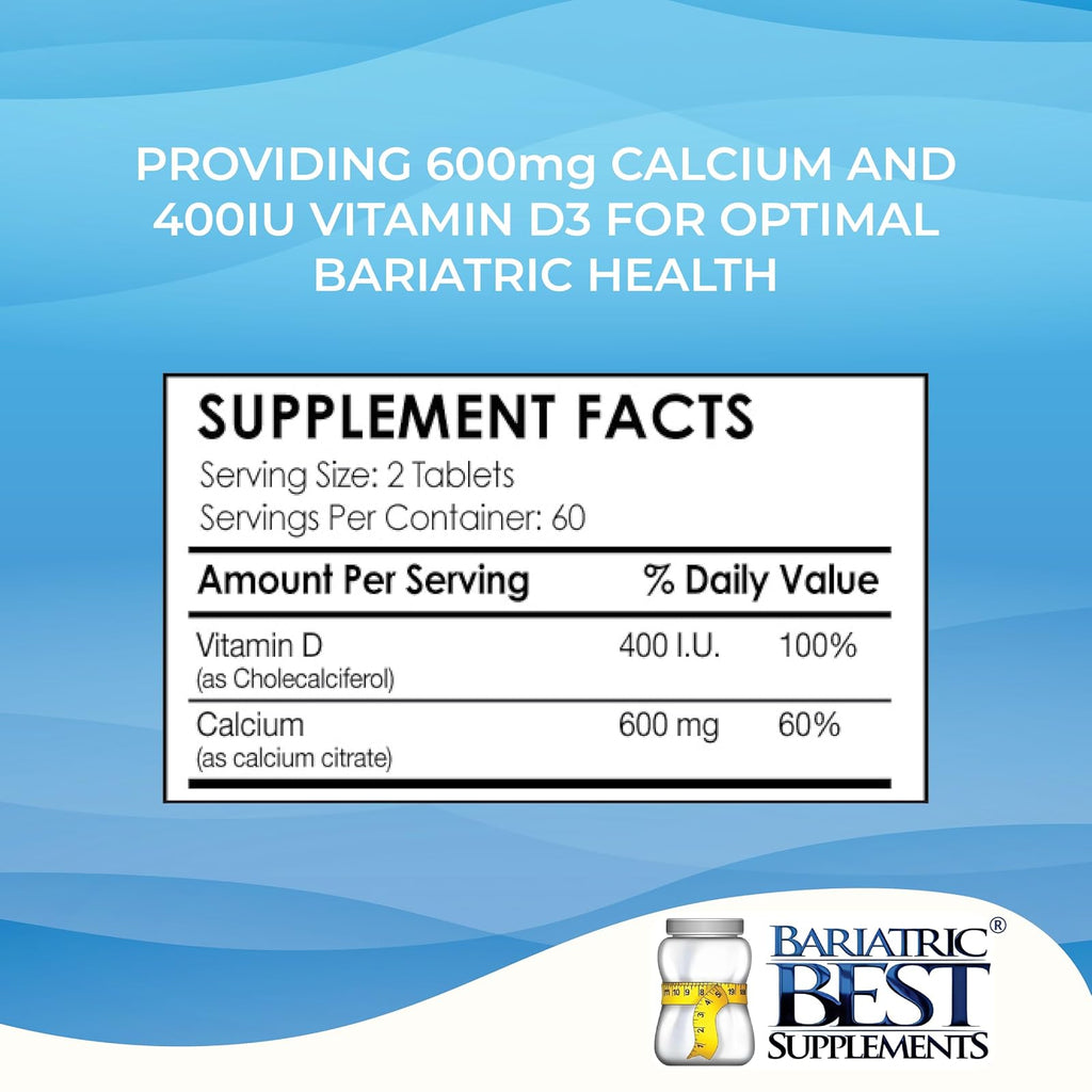 Calcium citrate with vitamin D3 for stronger bones