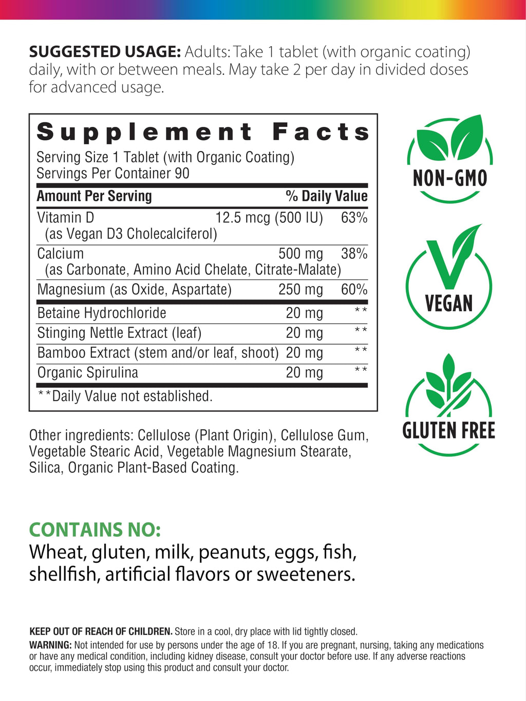 Calcium complex for men and women