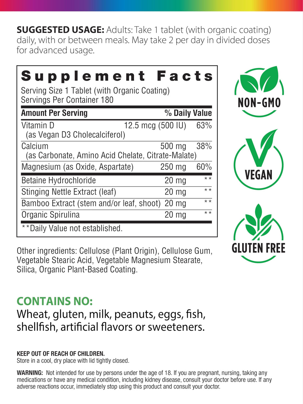Calcium complex for muscle support