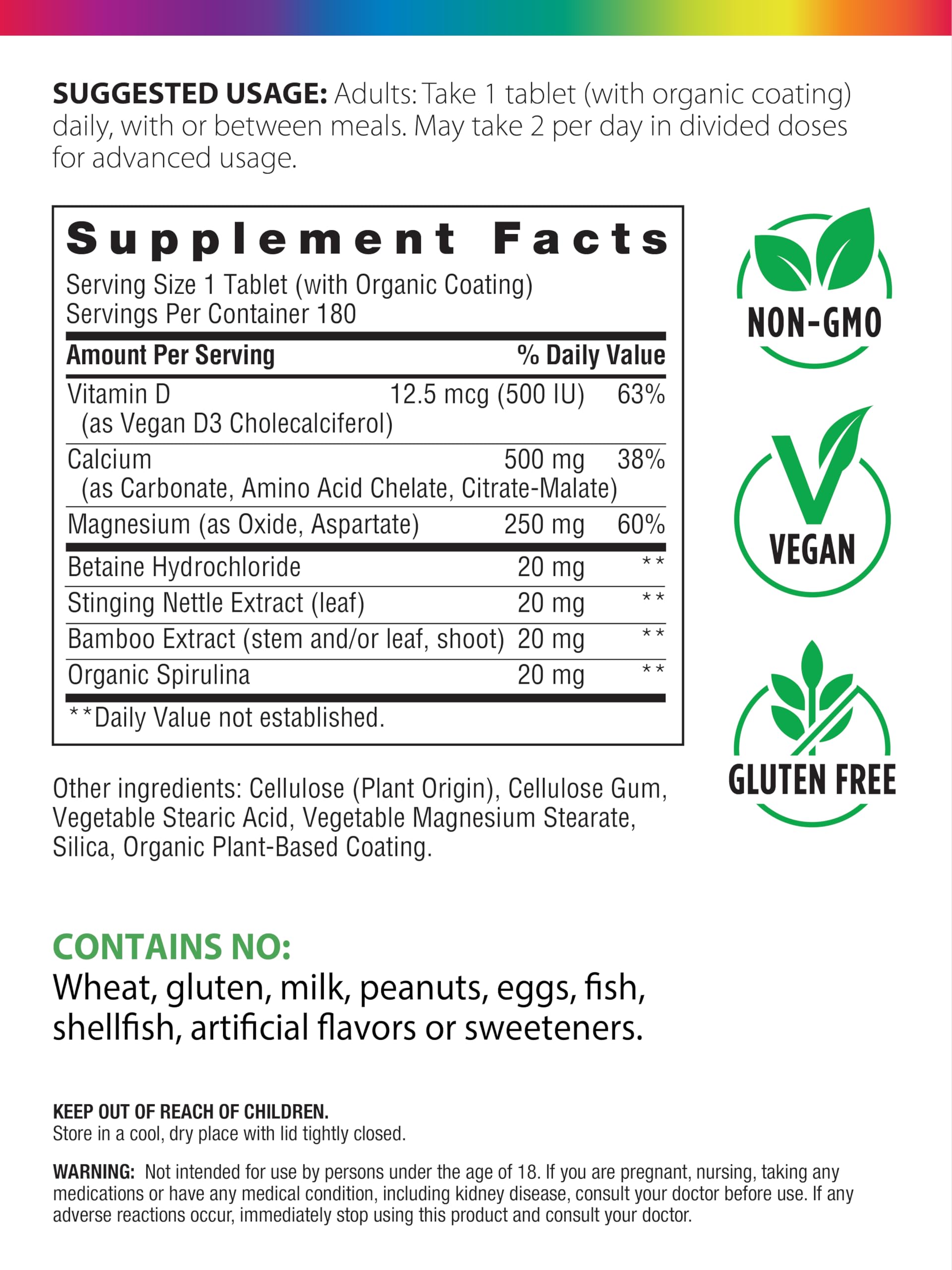 Calcium complex for muscle support