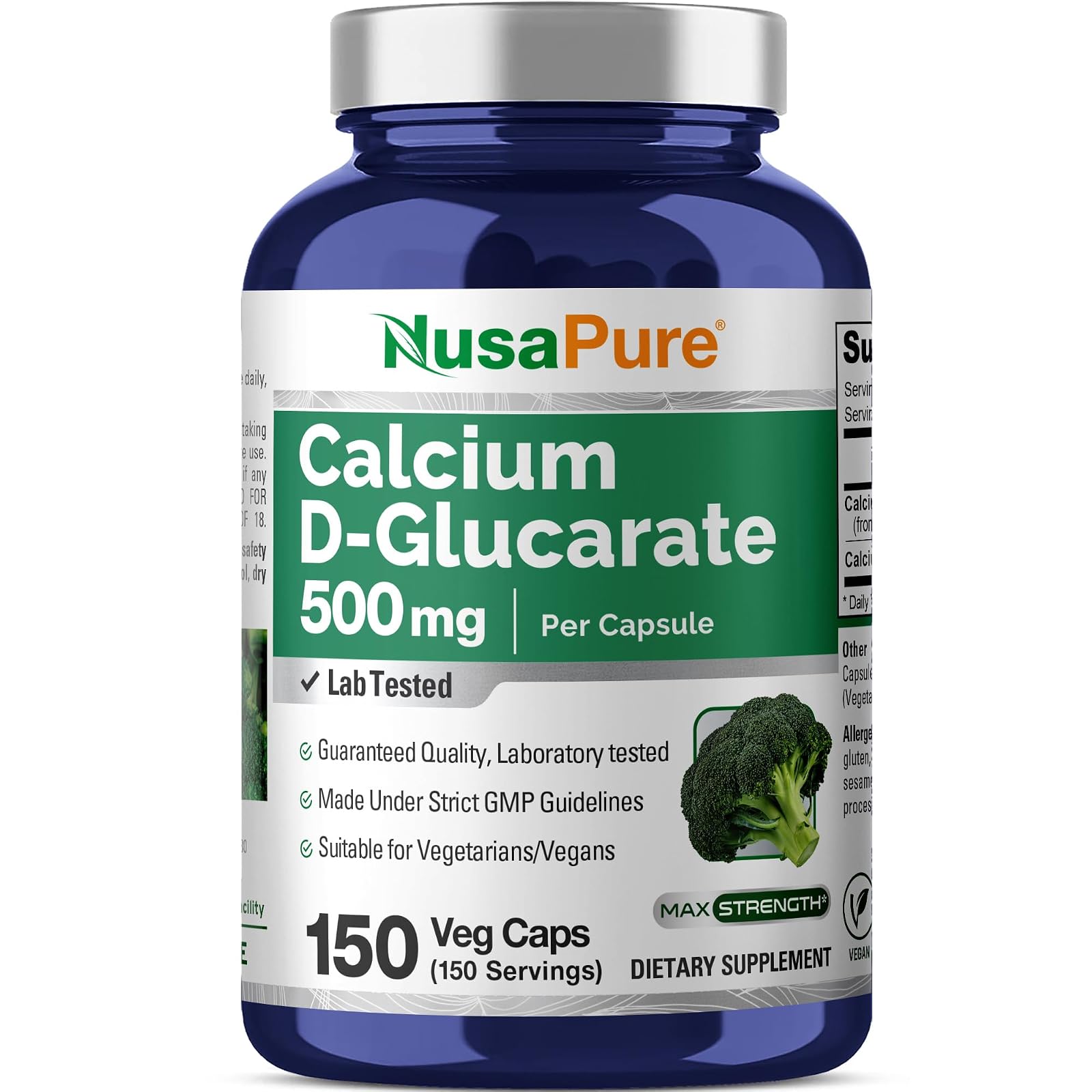 calcium d-glucarate 500 mg capsules