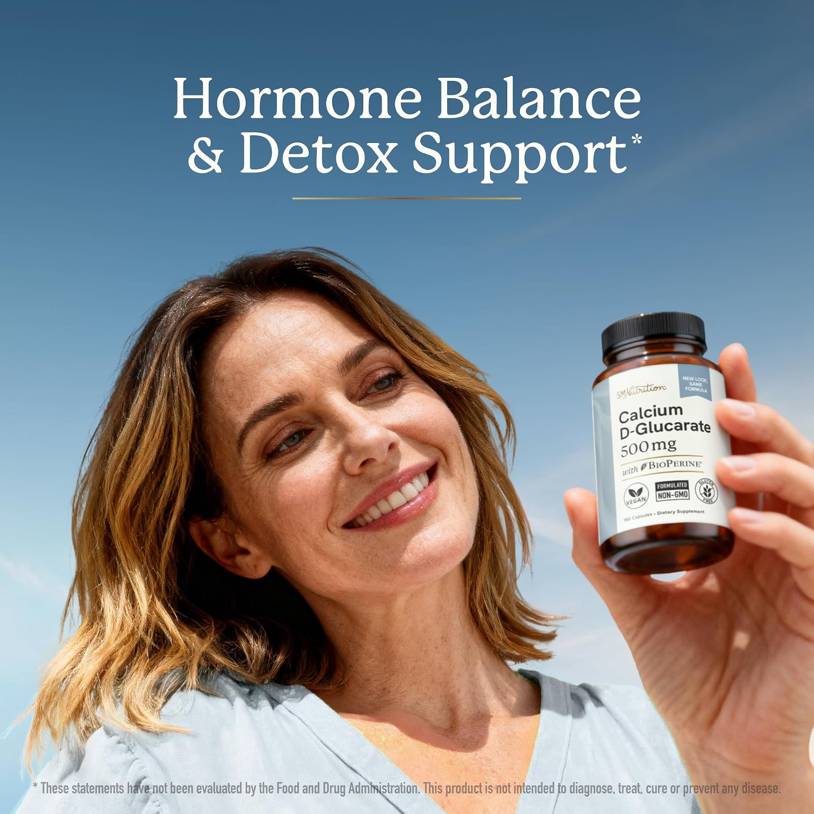 Calcium D-Glucarate for hormone balance