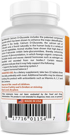 Calcium D-glucarate for hormone balance