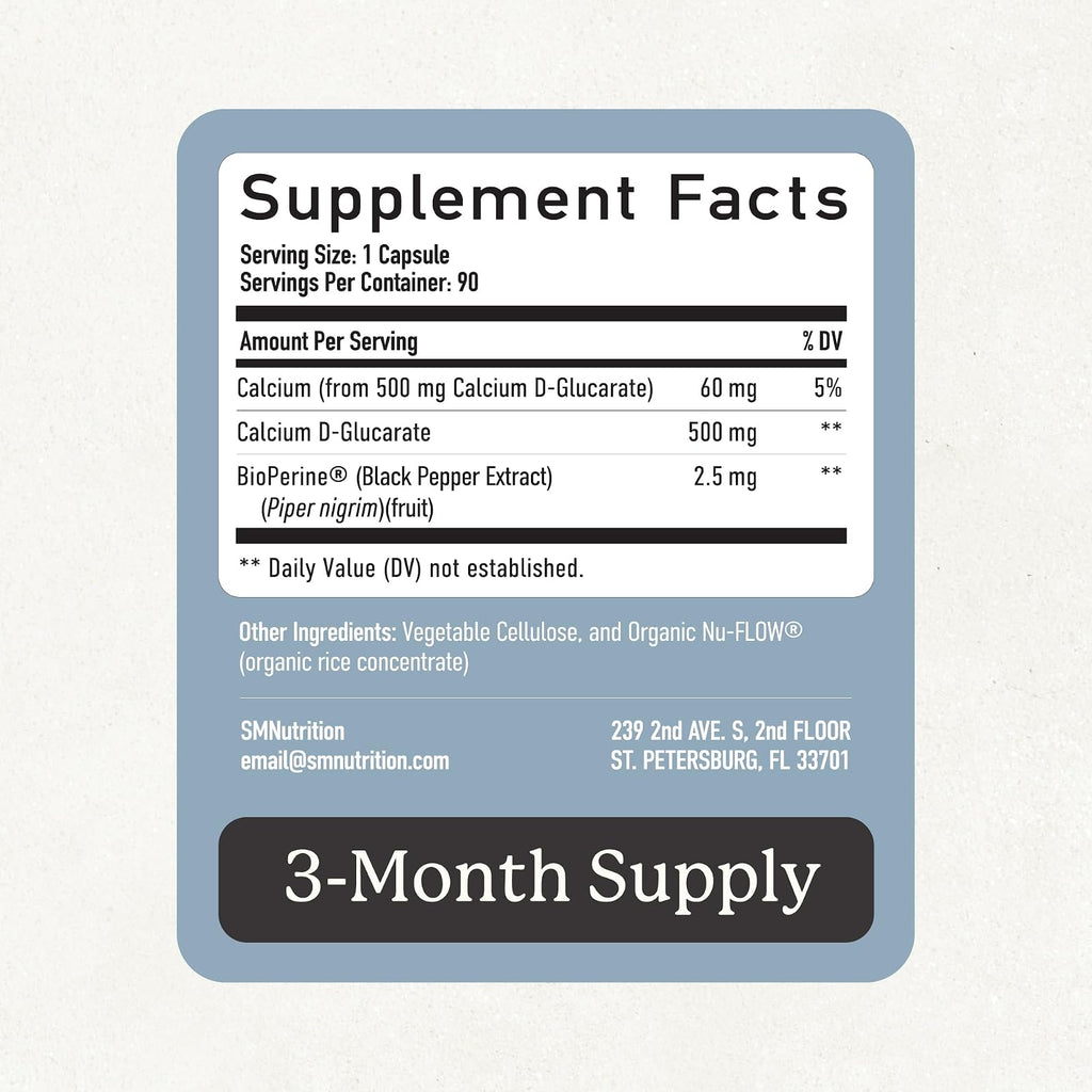 Calcium D-Glucarate for liver health