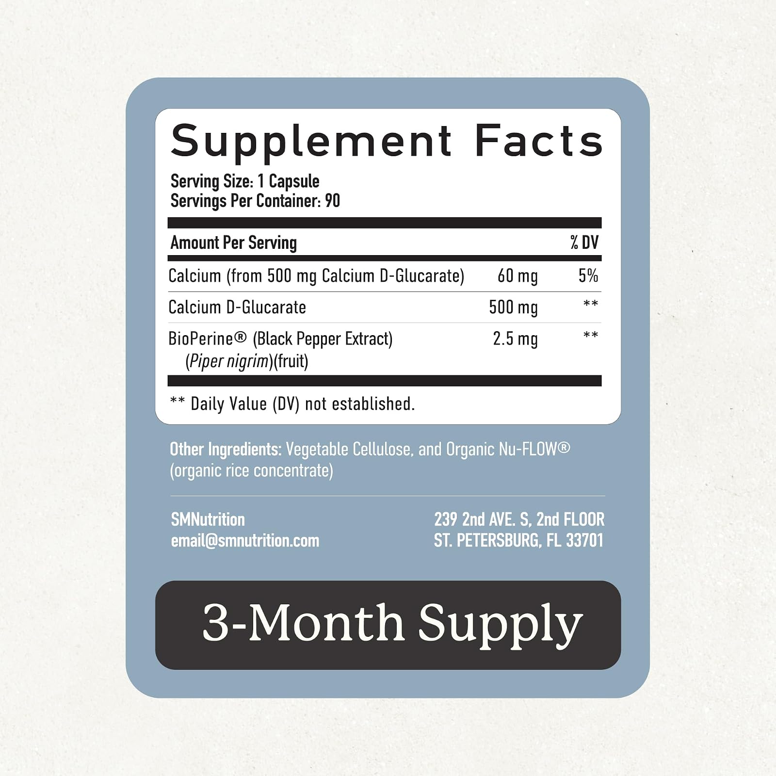 Calcium D-Glucarate for liver health
