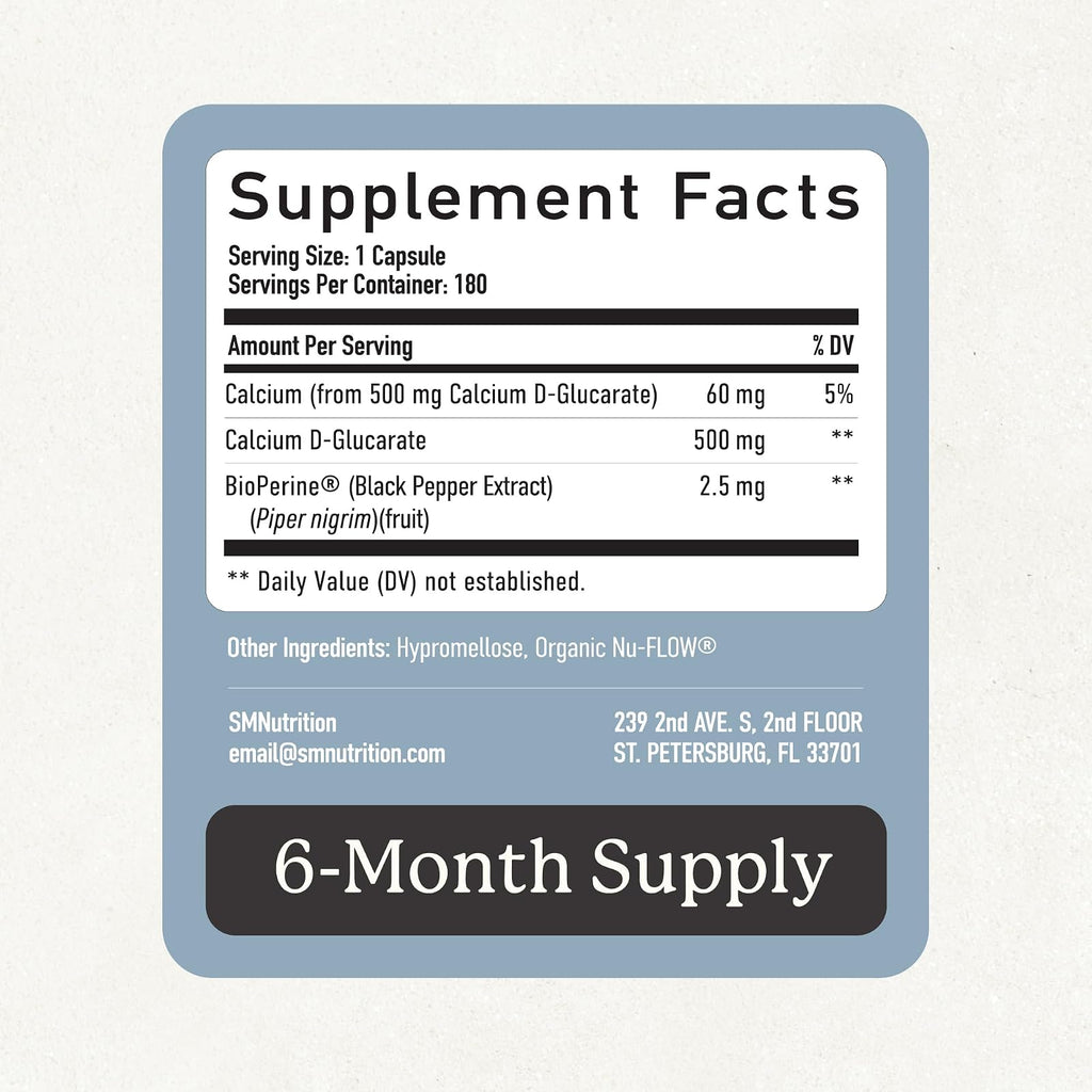 Calcium D-Glucarate for liver health