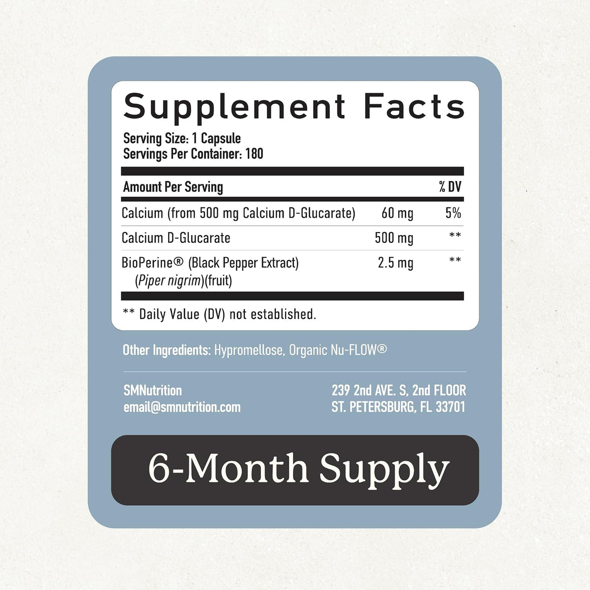 Calcium D-Glucarate for liver health