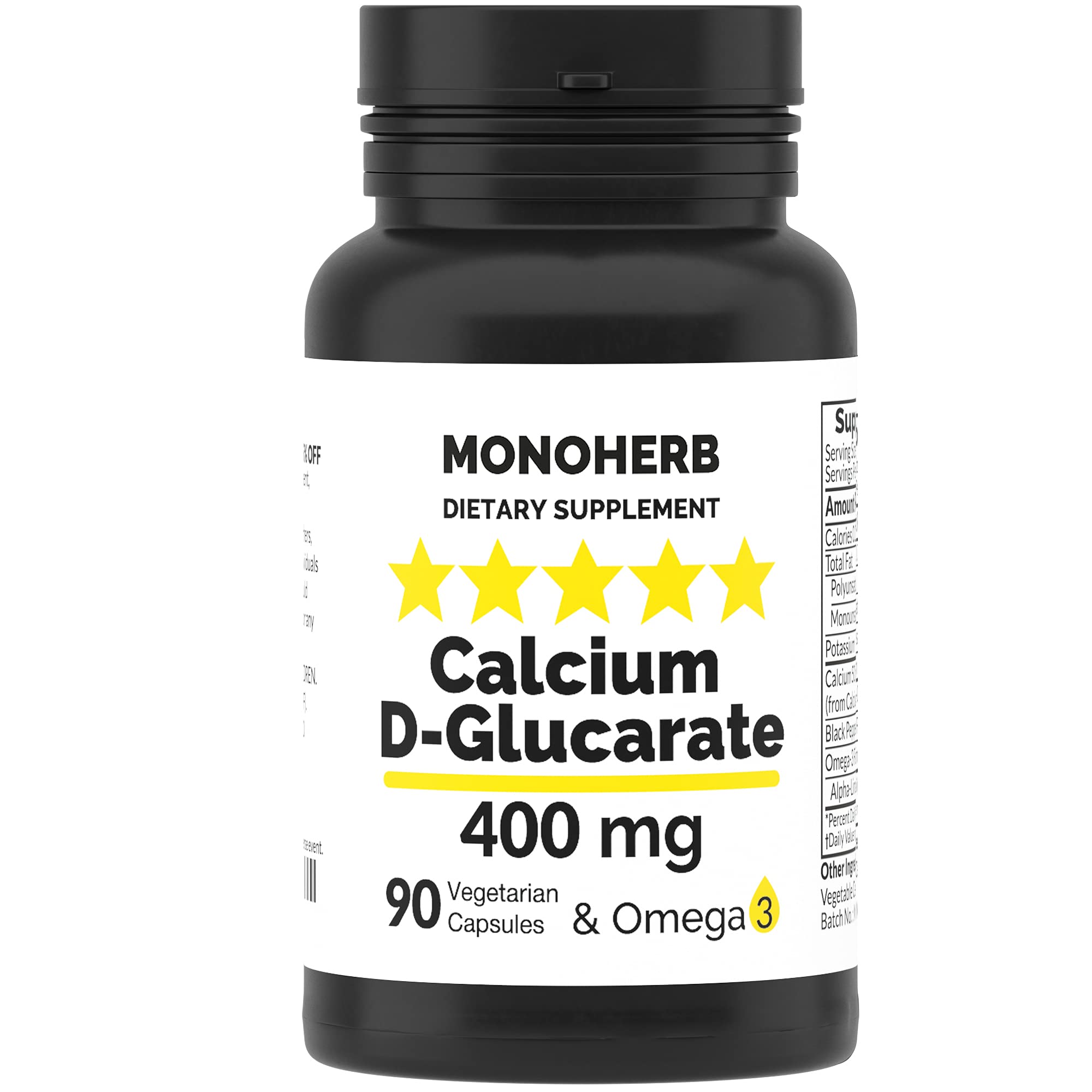 Calcium D-Glucarate vegetarian capsules