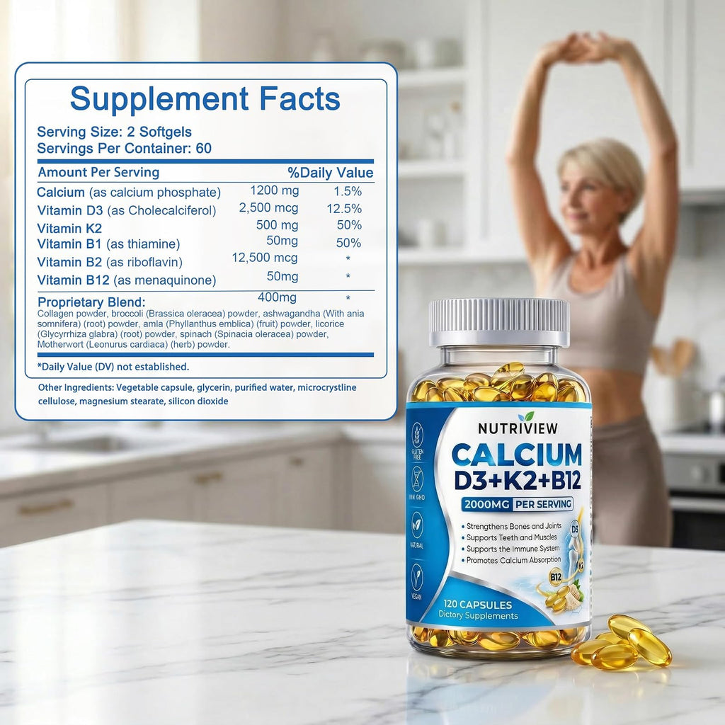 Calcium D3 and K2 combo