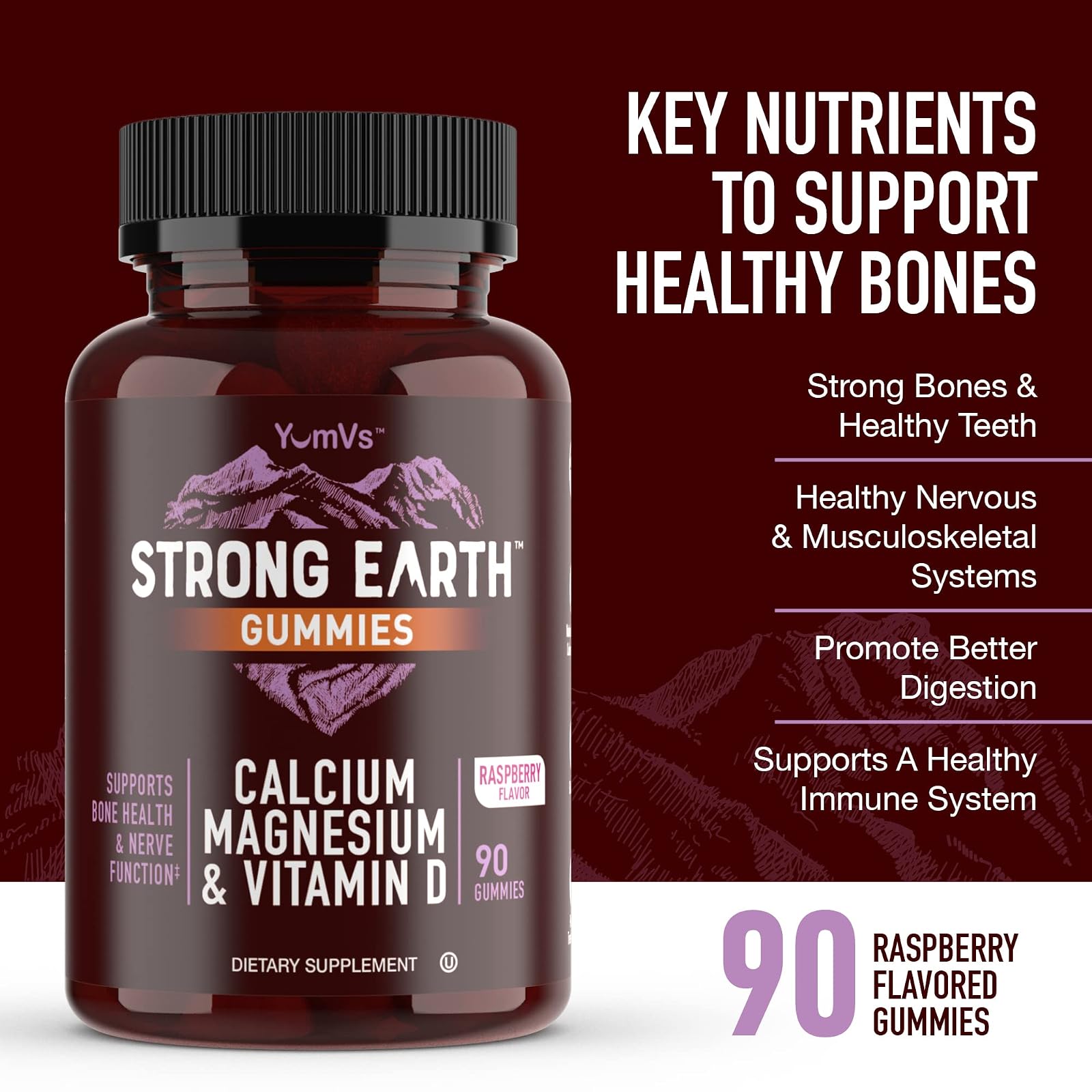Calcium D3 gummies for strong bones