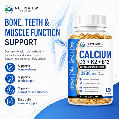 Calcium D3 K2 B12 for immune boost