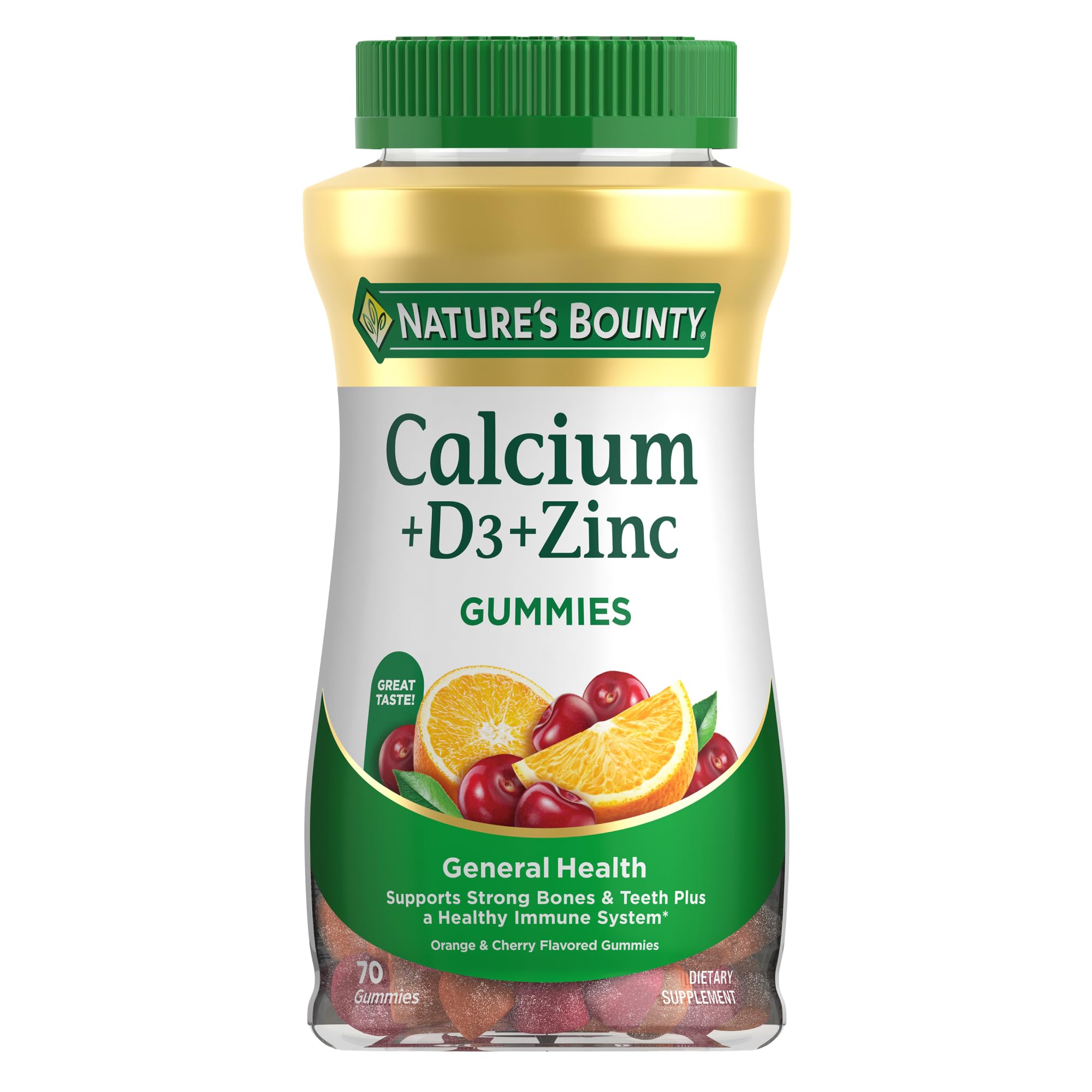 Calcium D3 Zinc gummies for immune support