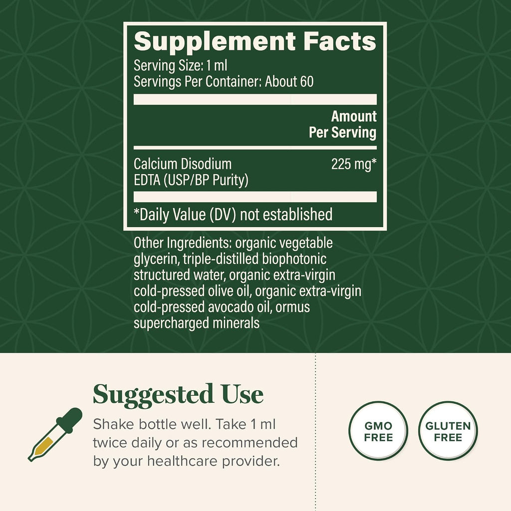 Calcium Disodium EDTA for detoxification