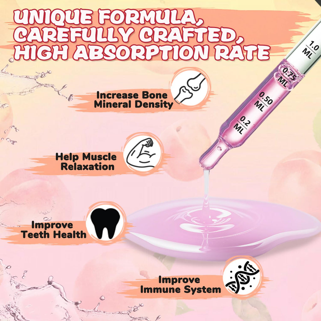 calcium drops for convenient mineral intake