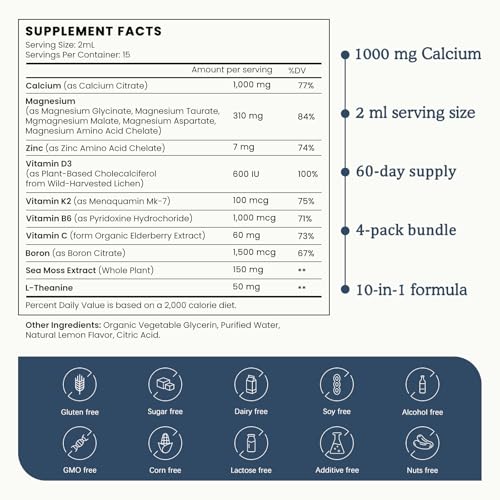 calcium drops for vegan lifestyle