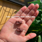 Calcium enriched gummy multivitamin