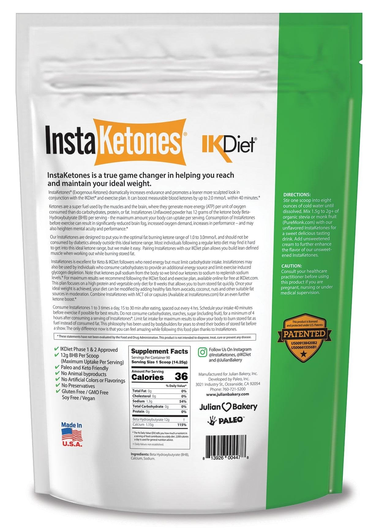 calcium enriched raspberry ketones