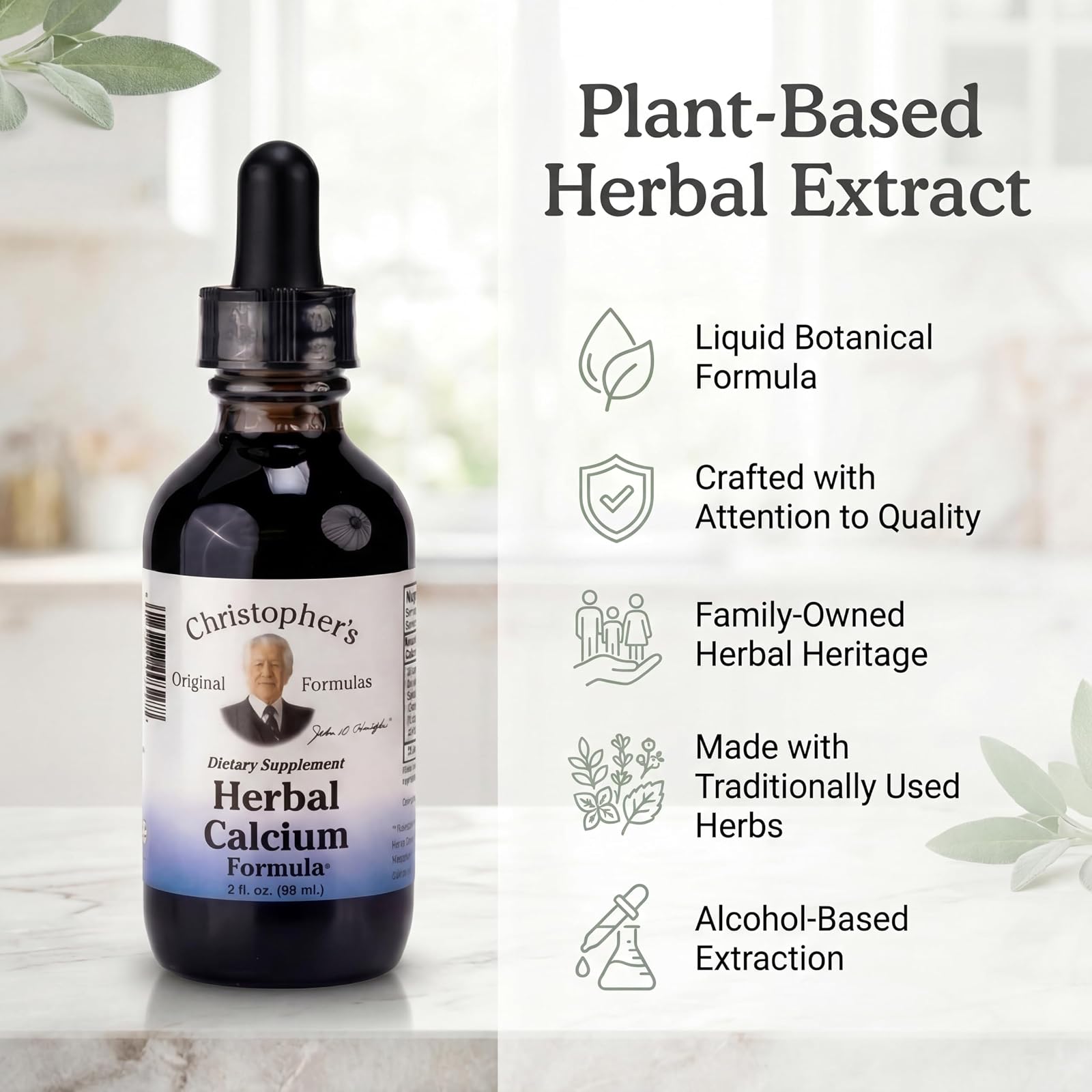 Calcium extract for optimal mineral balance