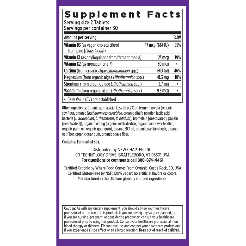 calcium for bone density support