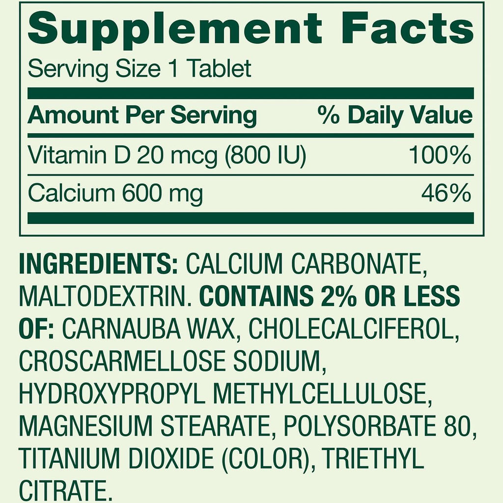 Calcium for improved bone strength