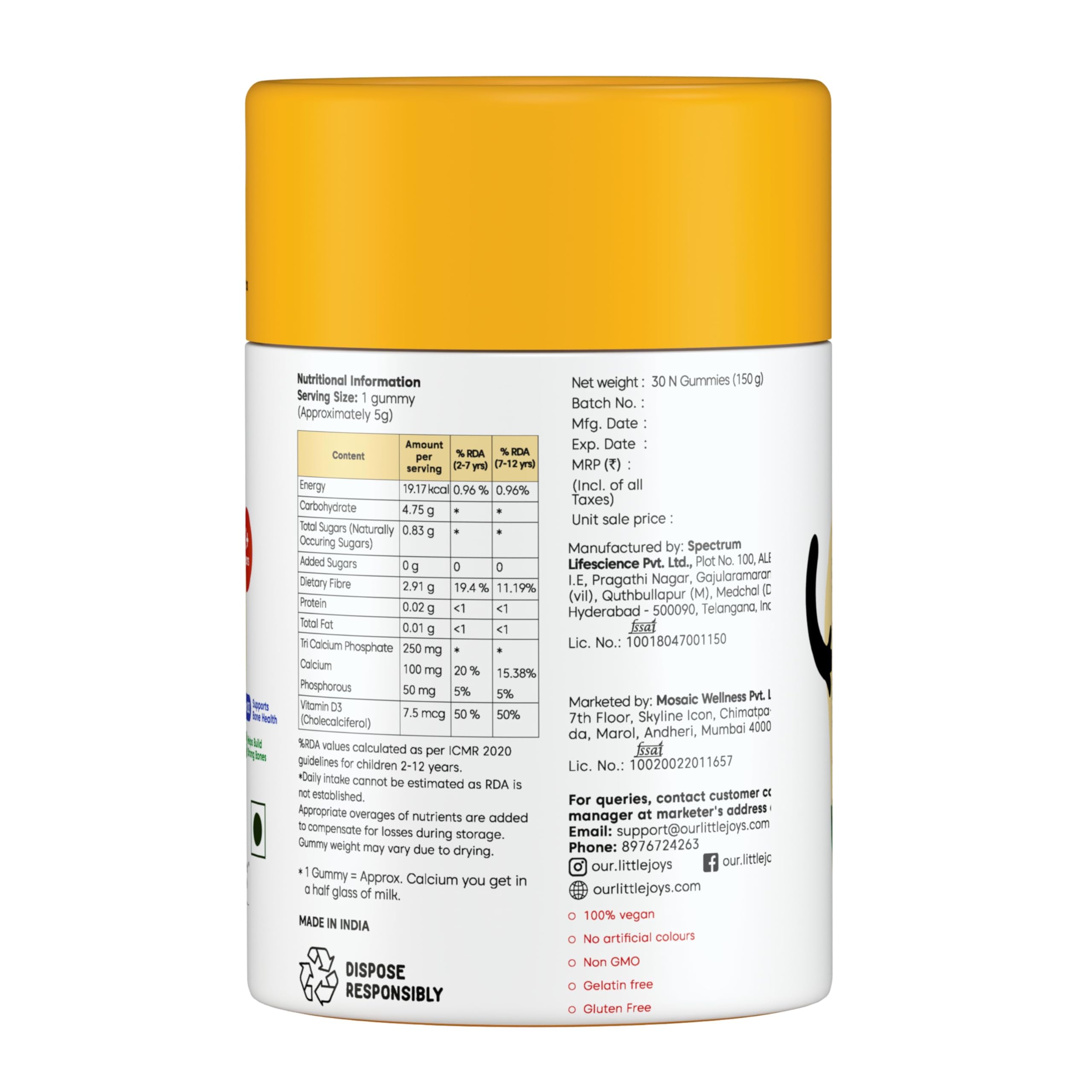 calcium for kids' overall wellness