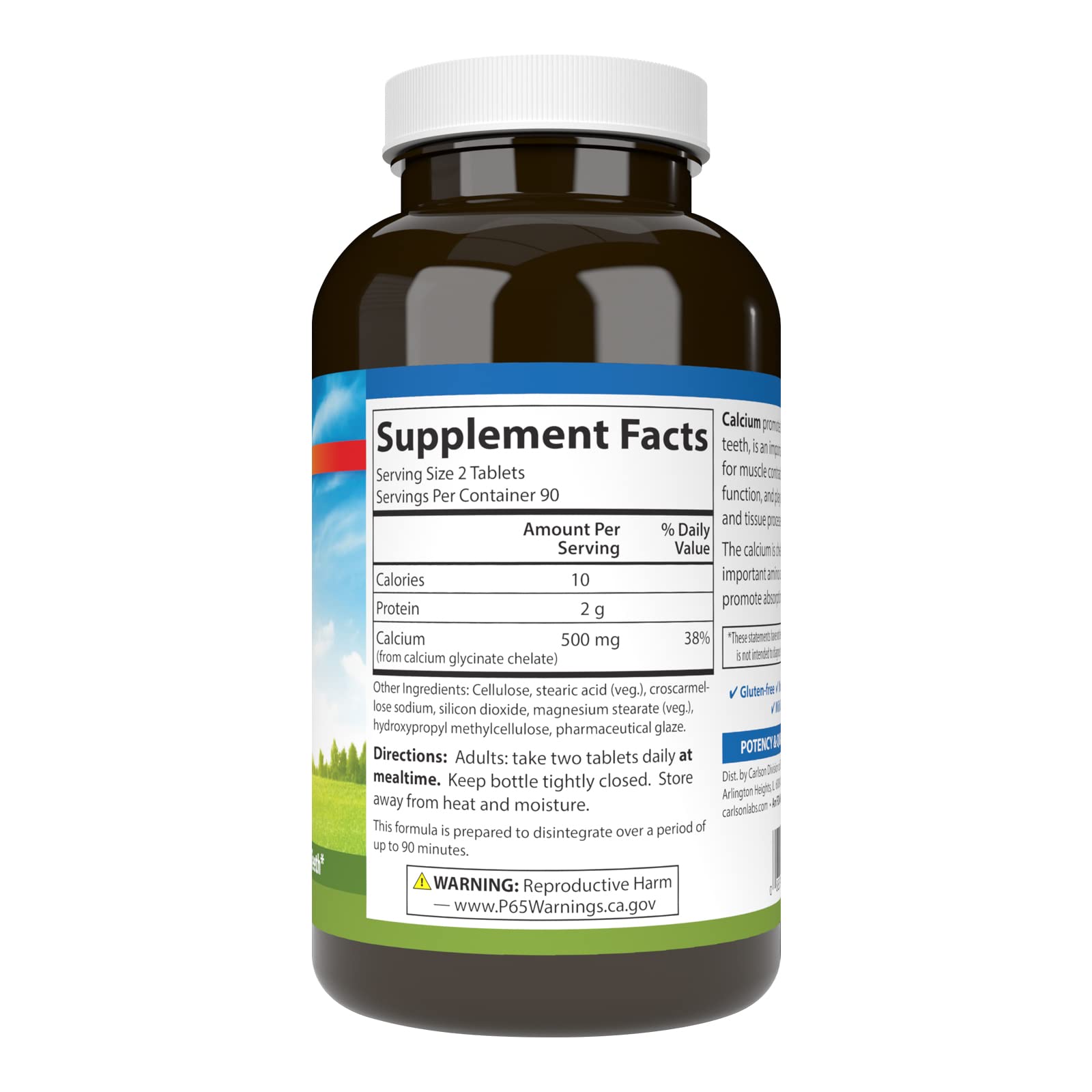 Calcium for nerve function support