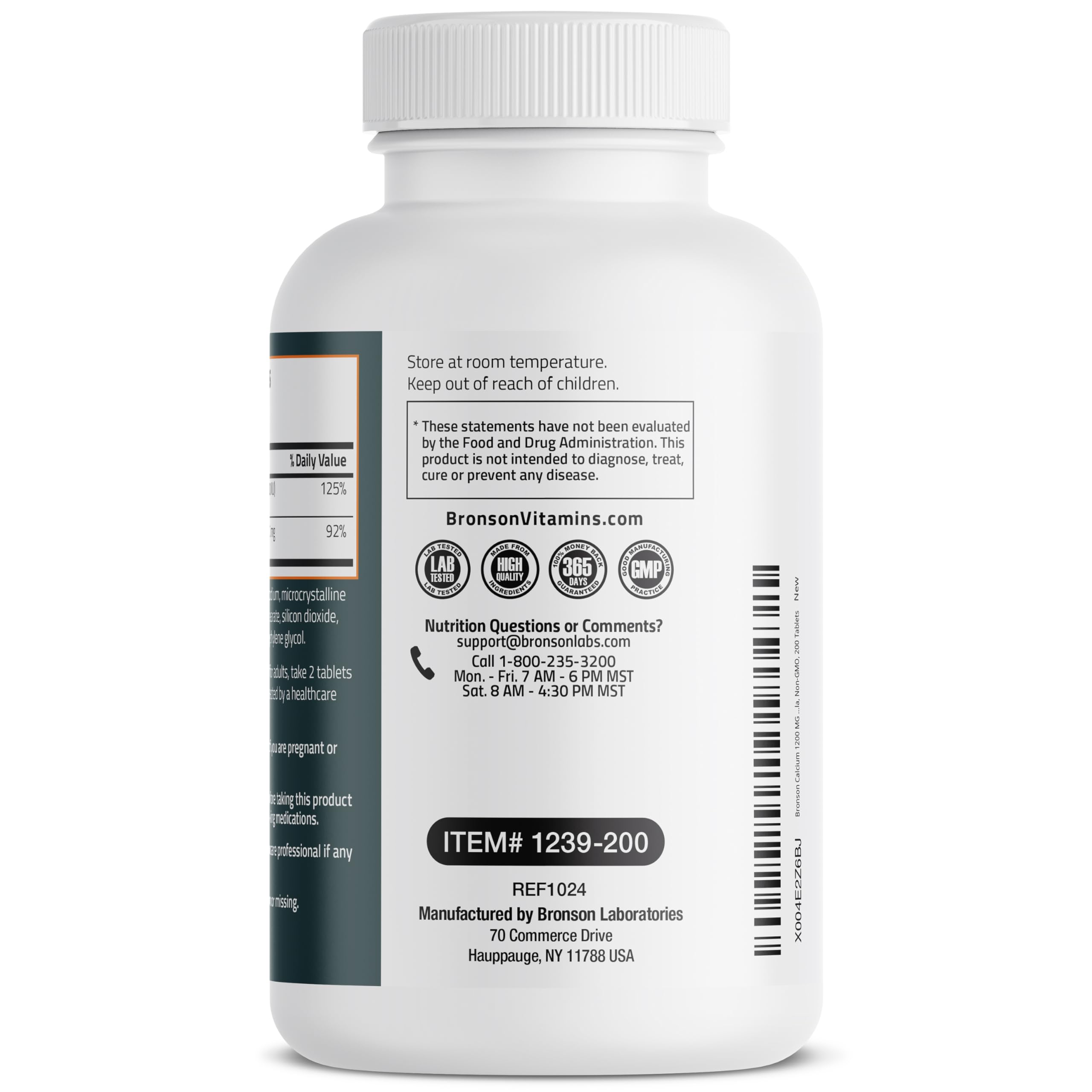 Calcium for optimal bone density