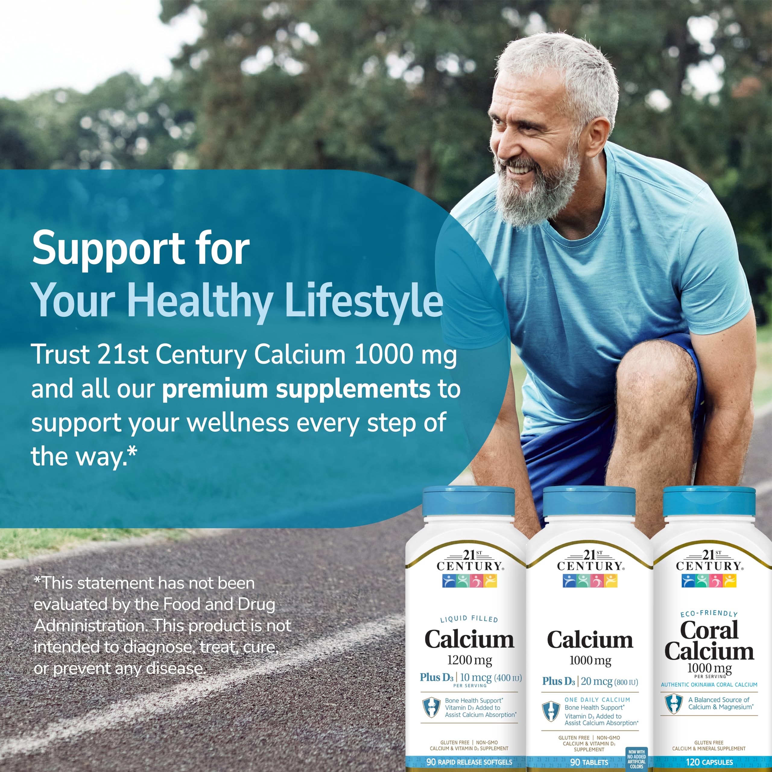 Calcium for overall health and wellness