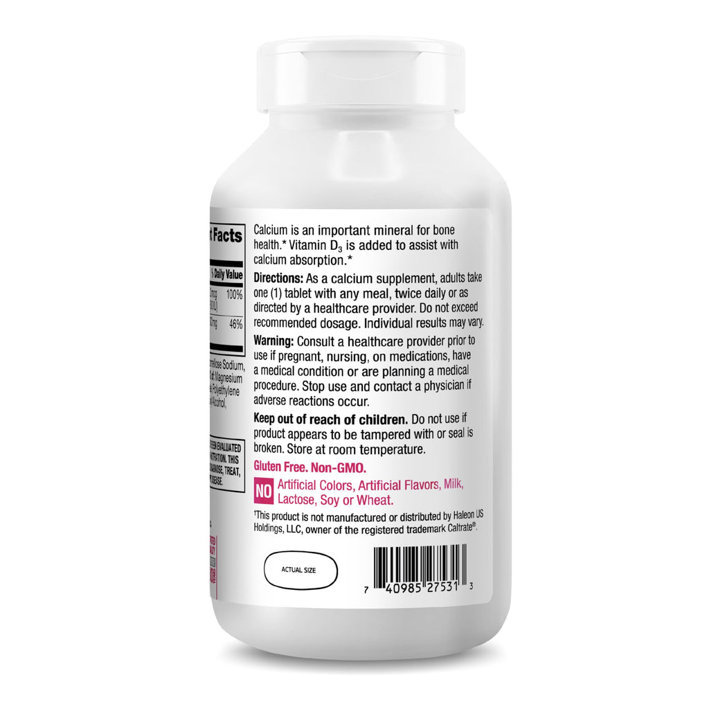 Calcium for preventing osteoporosis