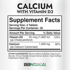 calcium for strong bones