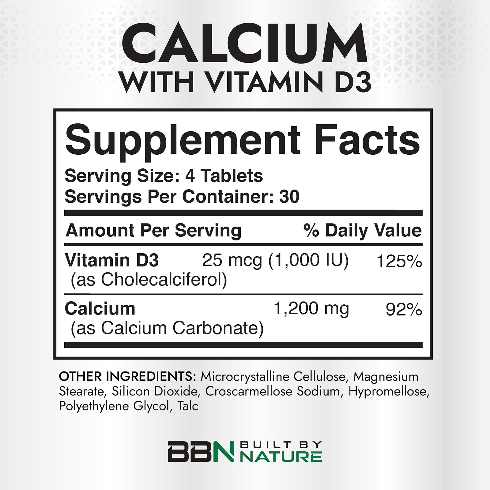 calcium for strong bones