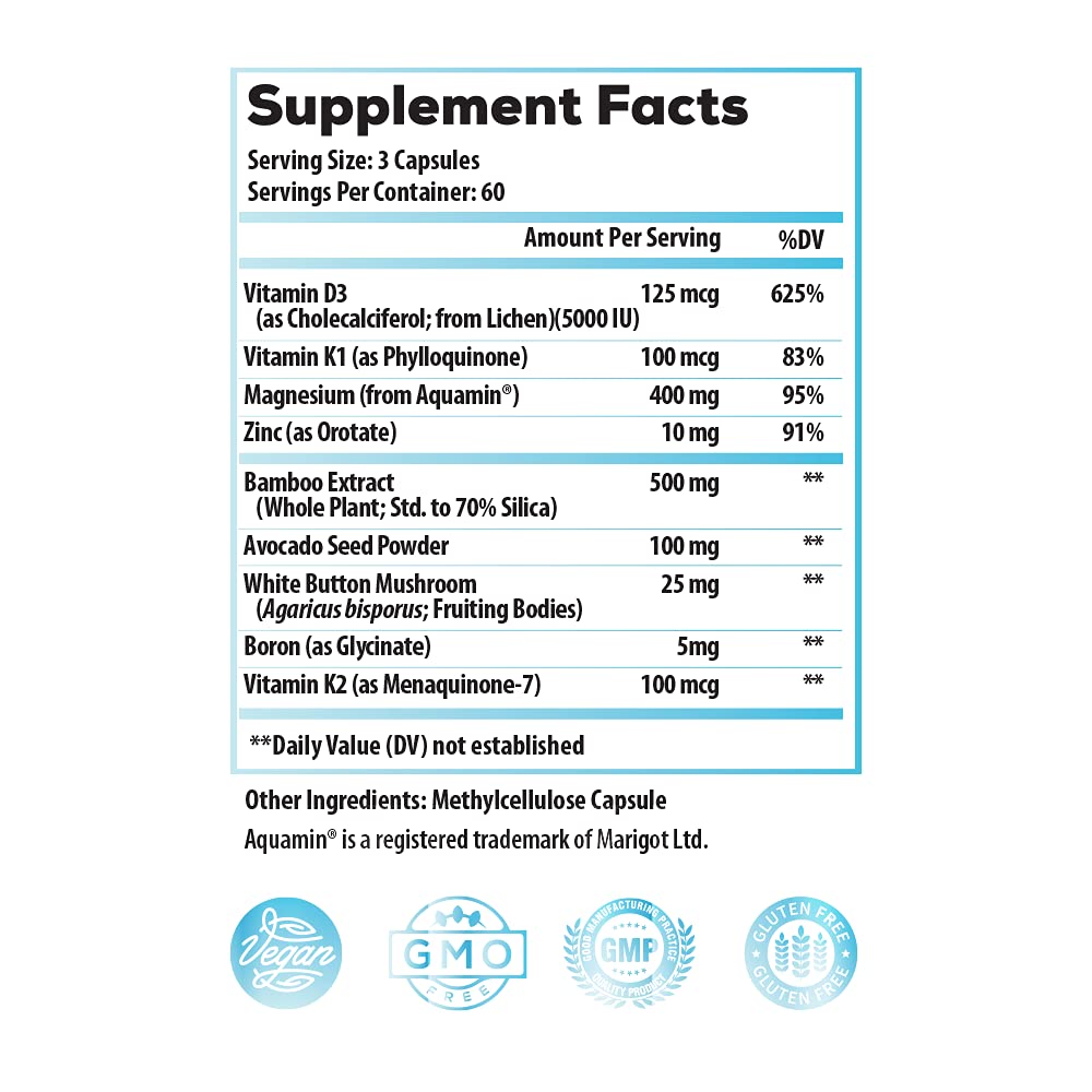 calcium-free bone density support formula