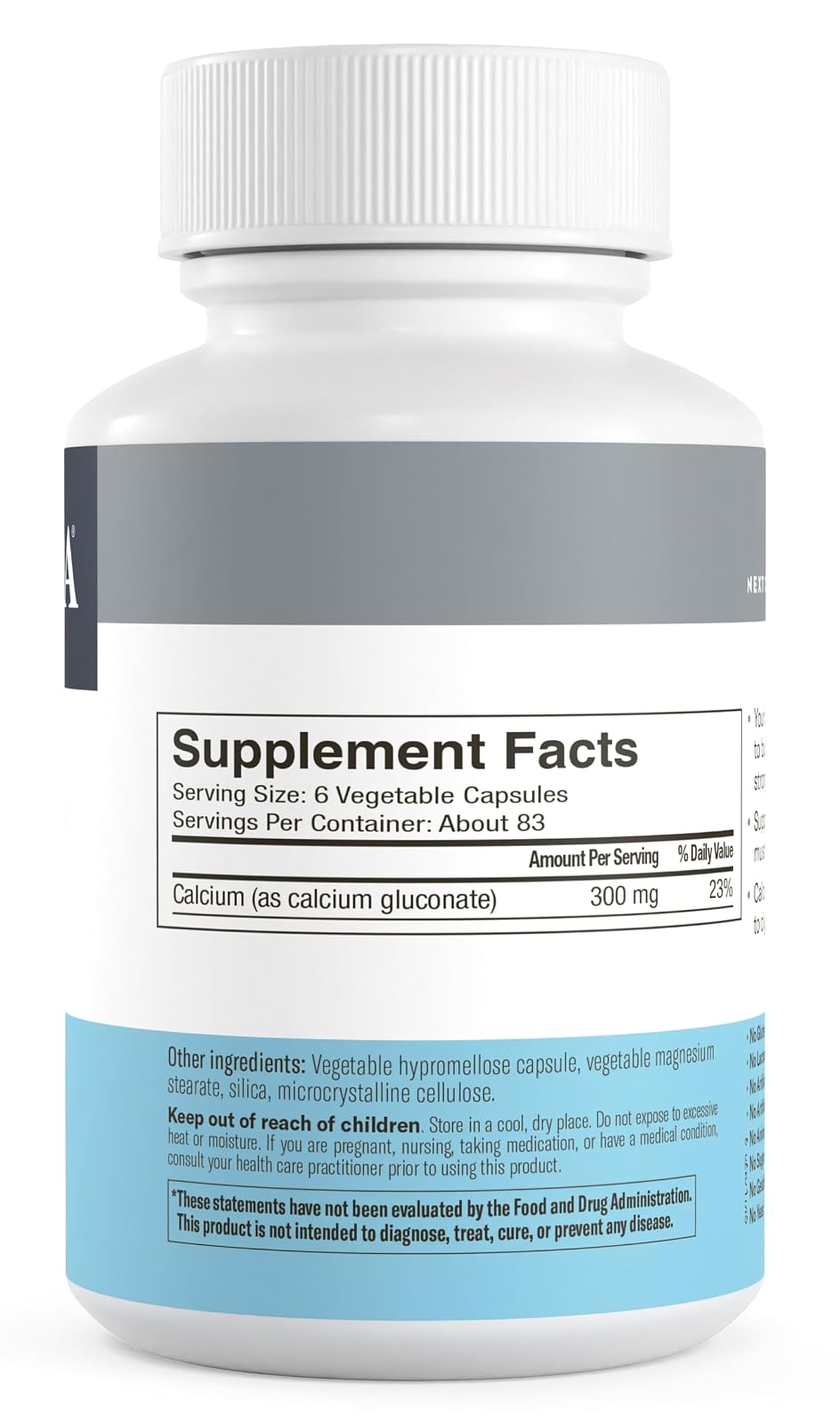 Calcium gluconate supports heart function