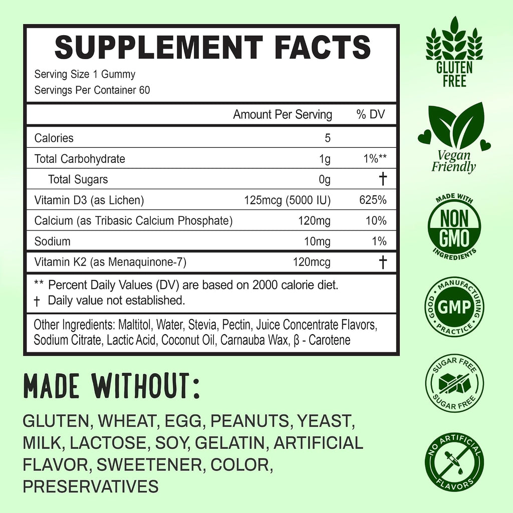 calcium gummies for bone health