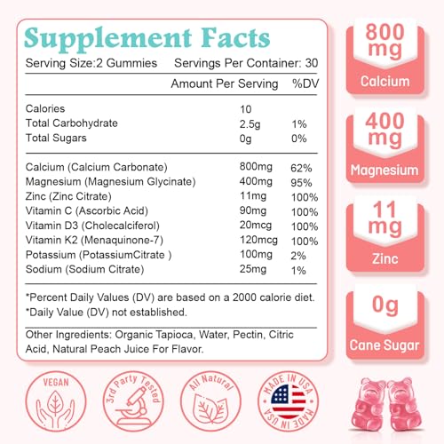 calcium gummies for bone health